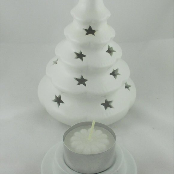 Holiday | Ceramic Christmas Tree Wcandle | Poshmark